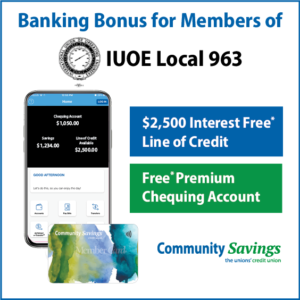 Banking Bonus for IUOE Local 963 Members – IUOE 963